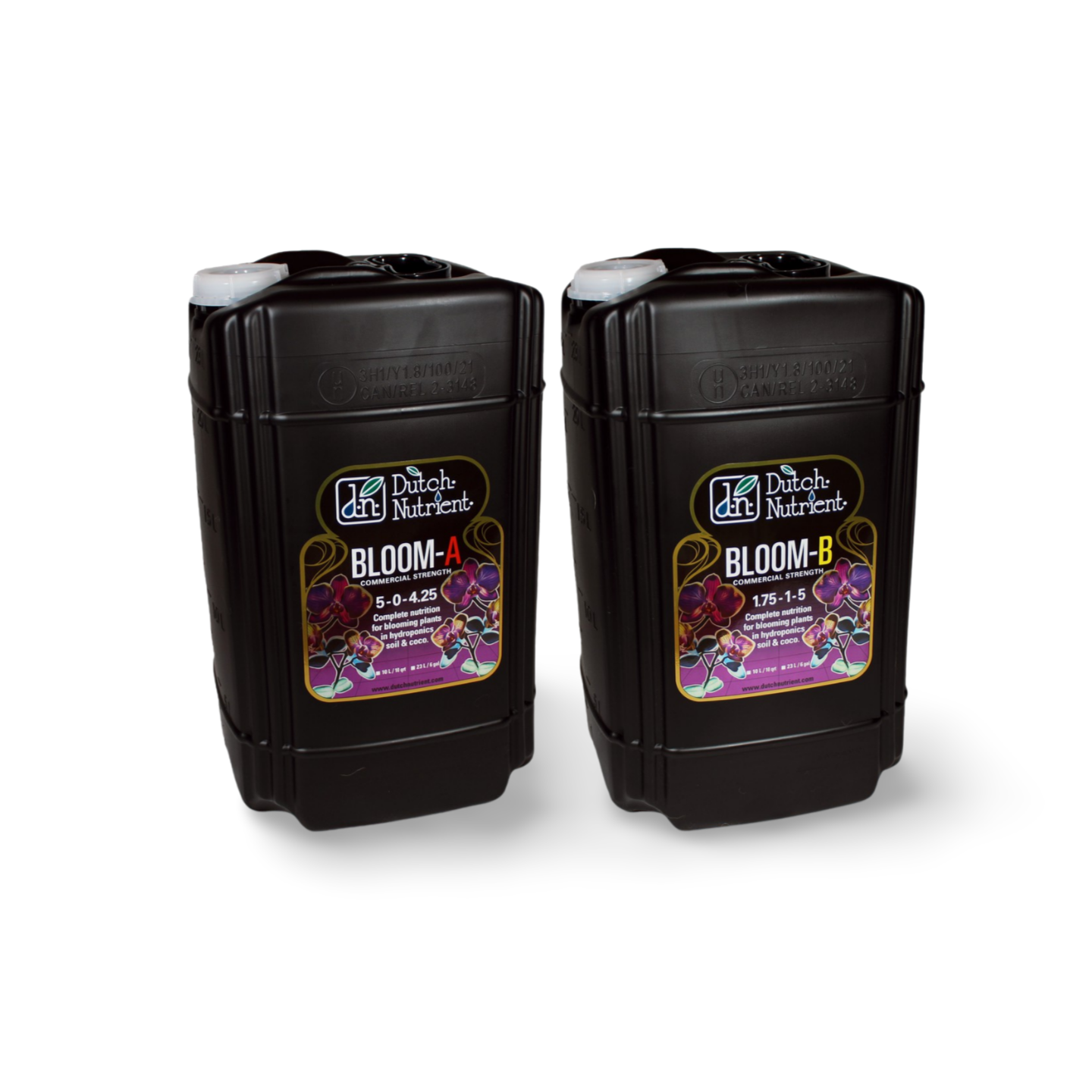 Dutch Nutrient Bloom A & B - Commercial Strength 23L