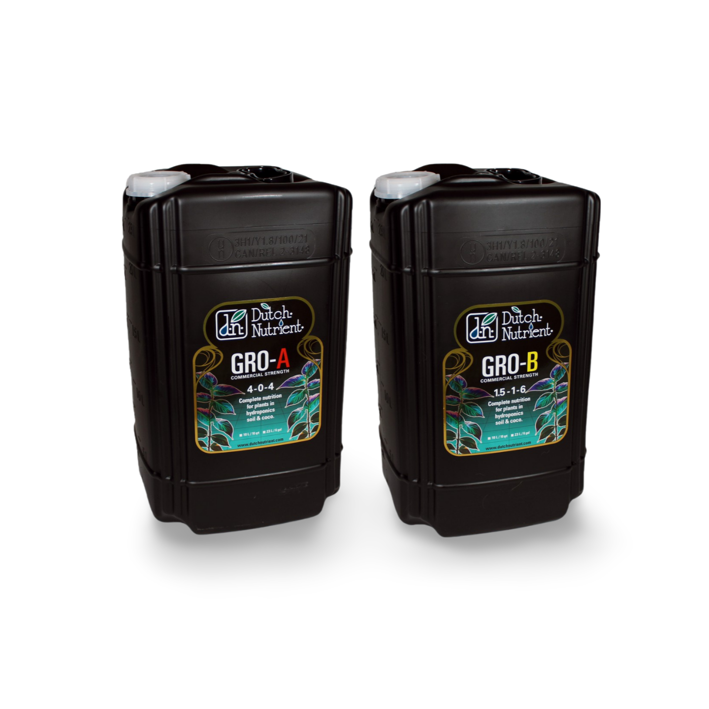 Dutch Nutrient Gro A & B - Commercial Strength 23L